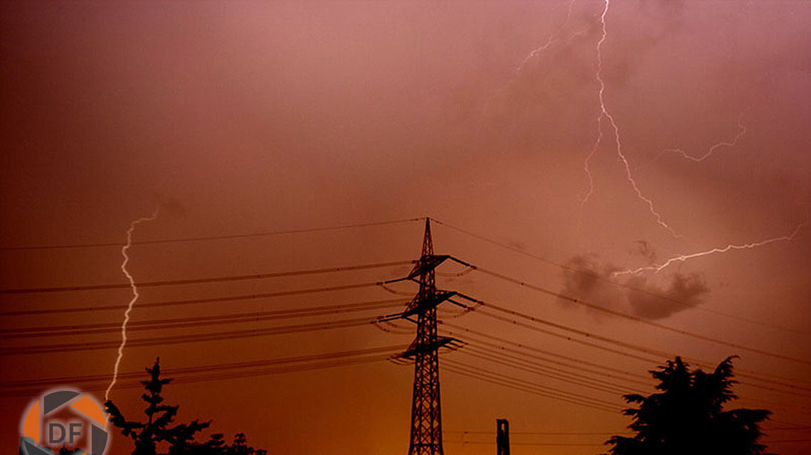 Fotos von Gewittern / Blitzen